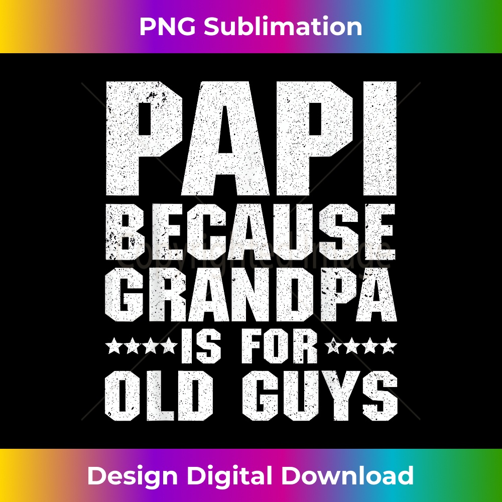 Cool Papi Design For Papi Men Grandpa Parent Father's Day - | Inspire ...