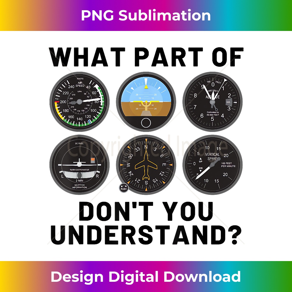 Funny Pilot Art Men Women Aviation Airline Pilot Instruments | Inspire ...