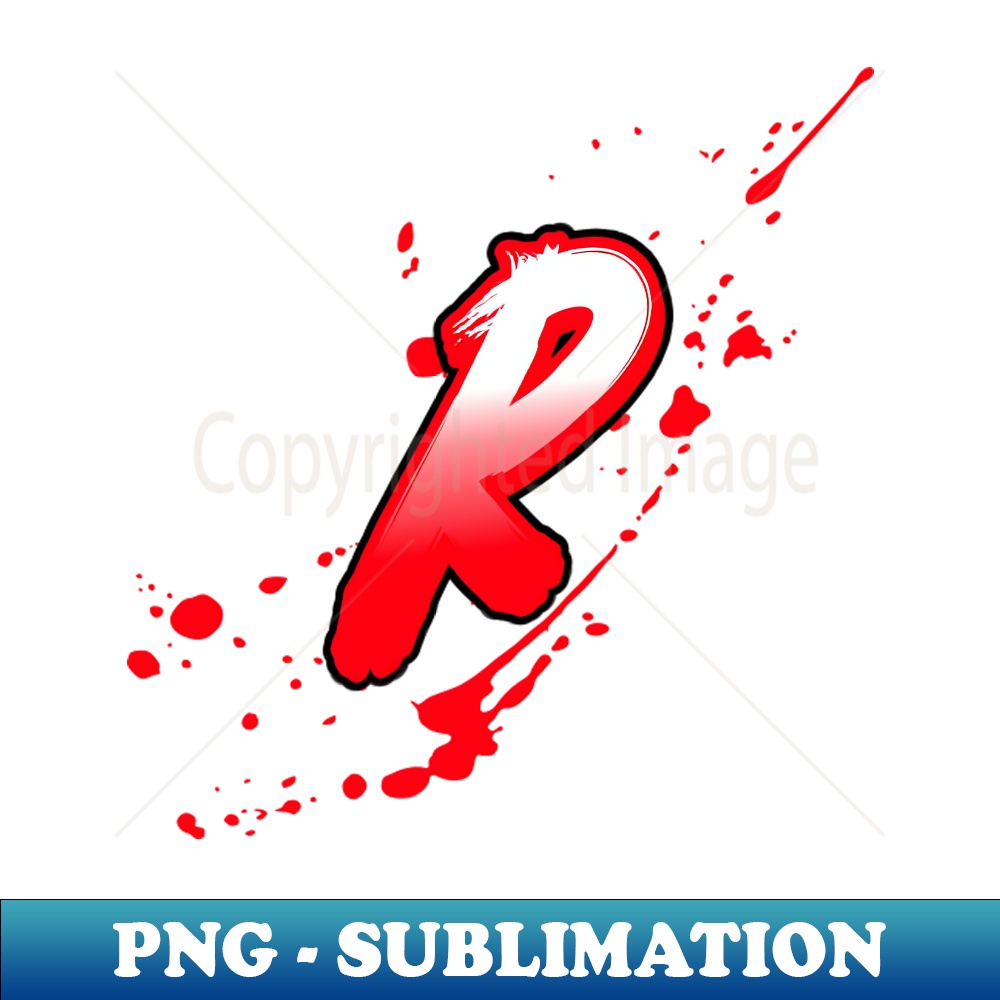 bloody letter R - Exclusive PNG Sublimation Download - Bring | Inspire ...