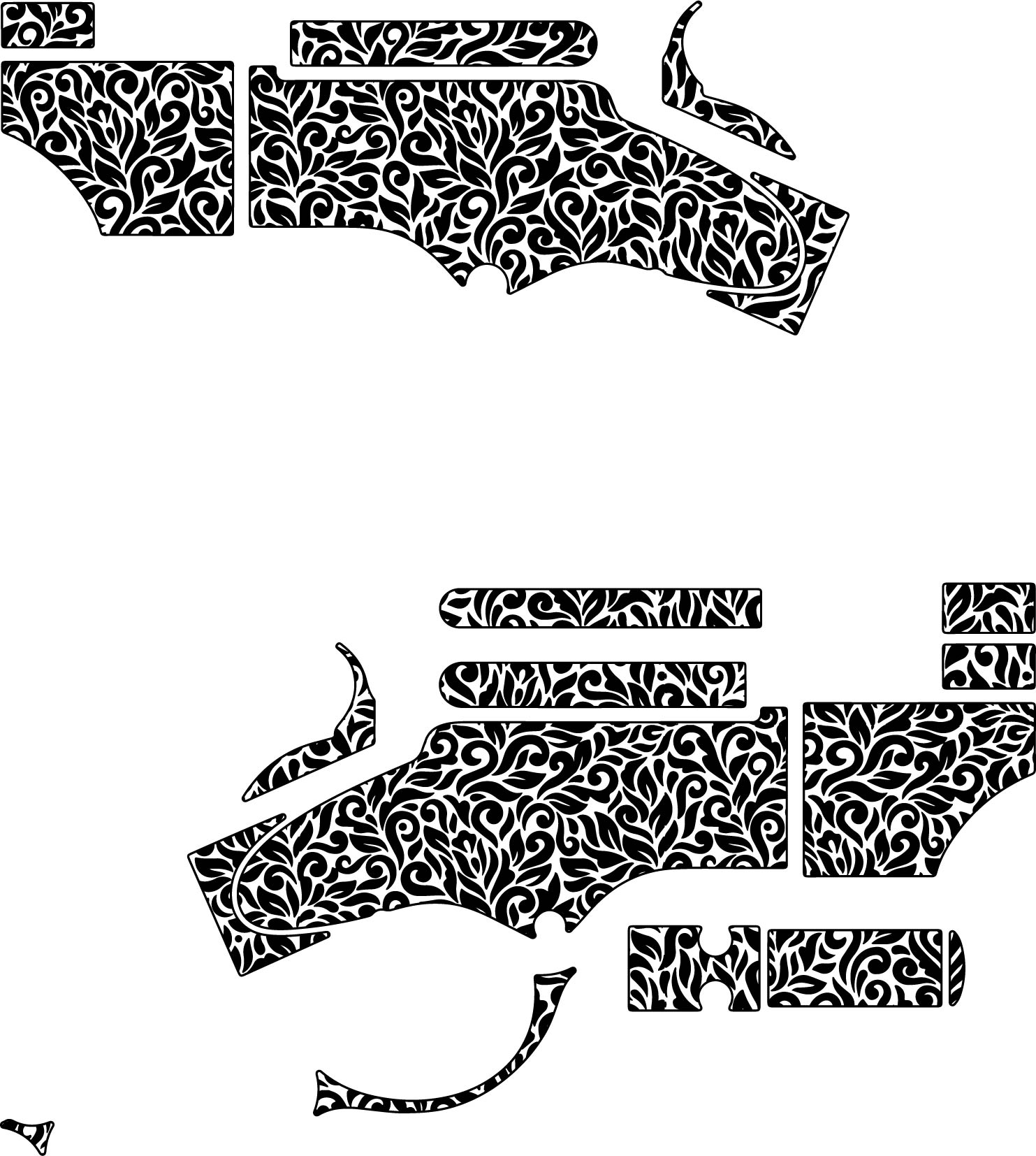 HenryH011C gun design template vector file 4 SVG DXF EPS PNG - Inspire ...