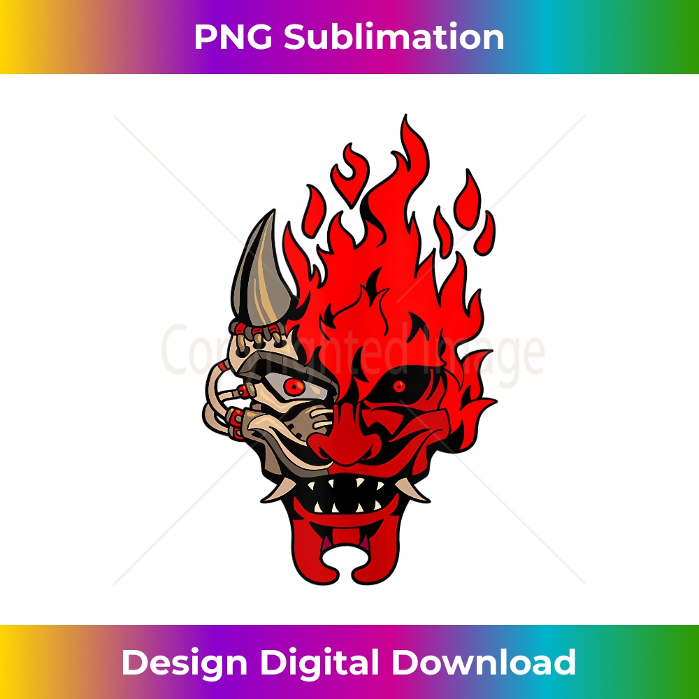 OniCyborg Cyberpunk Oni Samurai Evil Maskman Cool Streetwear | Inspire ...