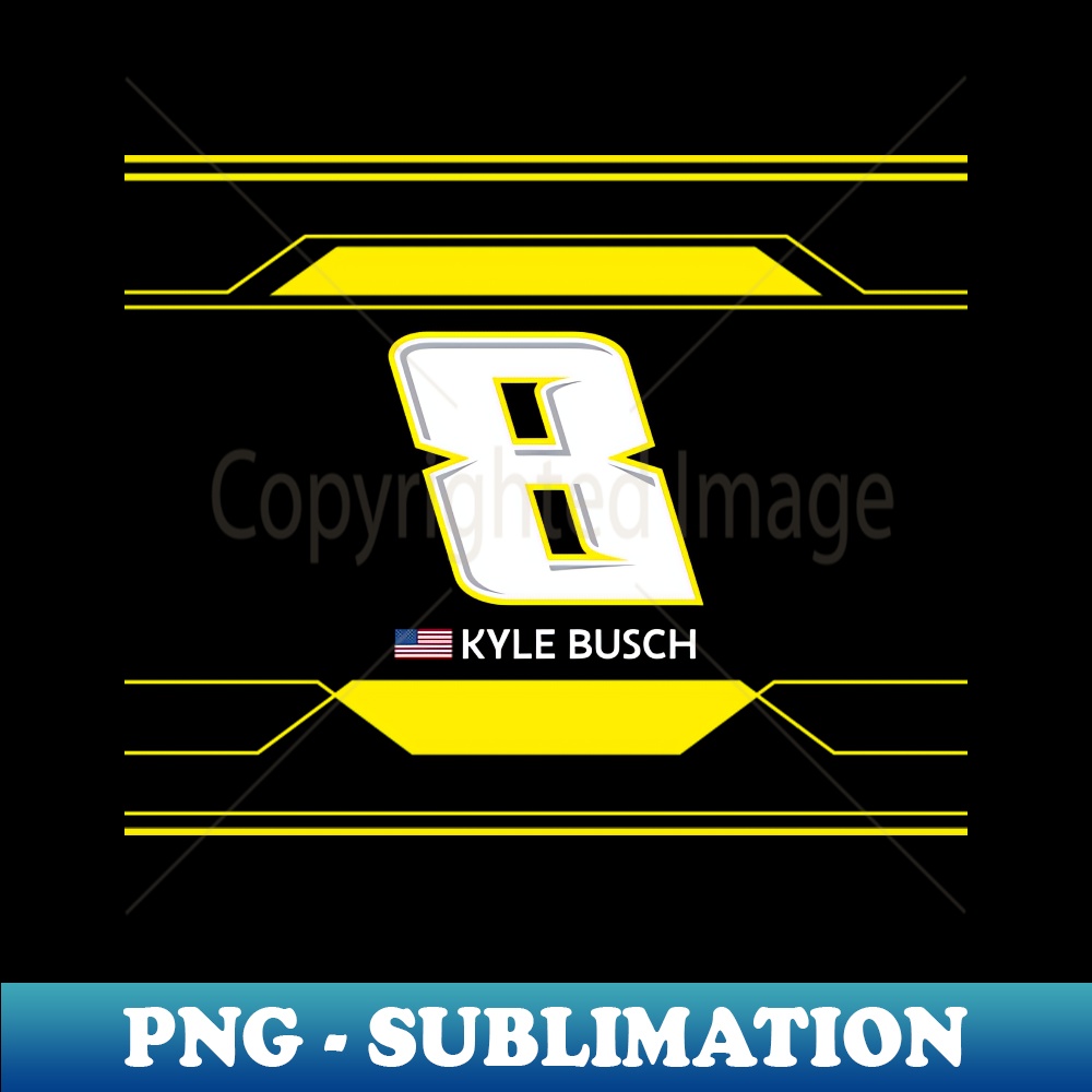 Kyle Busch 8 2023 NASCAR Design - Elegant Sublimation PNG Do - Inspire ...