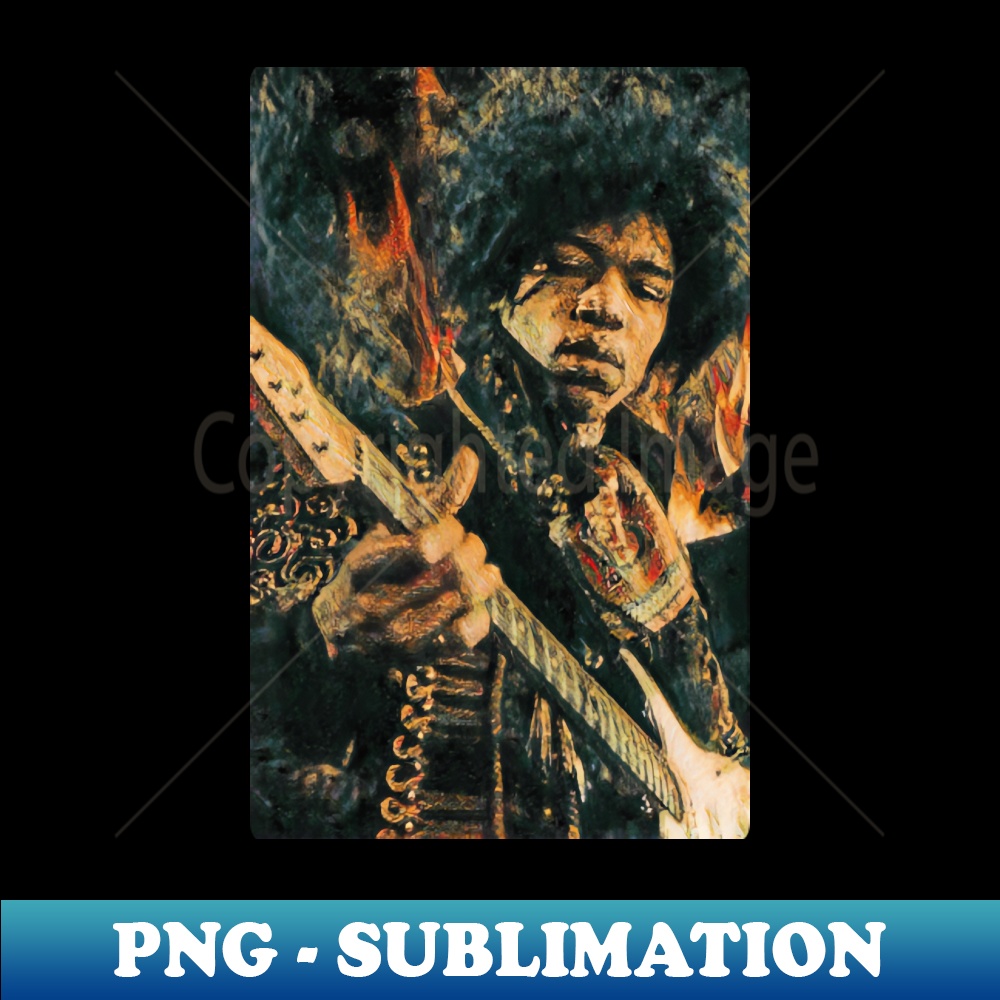 jimi hendrix - Aesthetic Sublimation Digital File - Unleash | Inspire ...