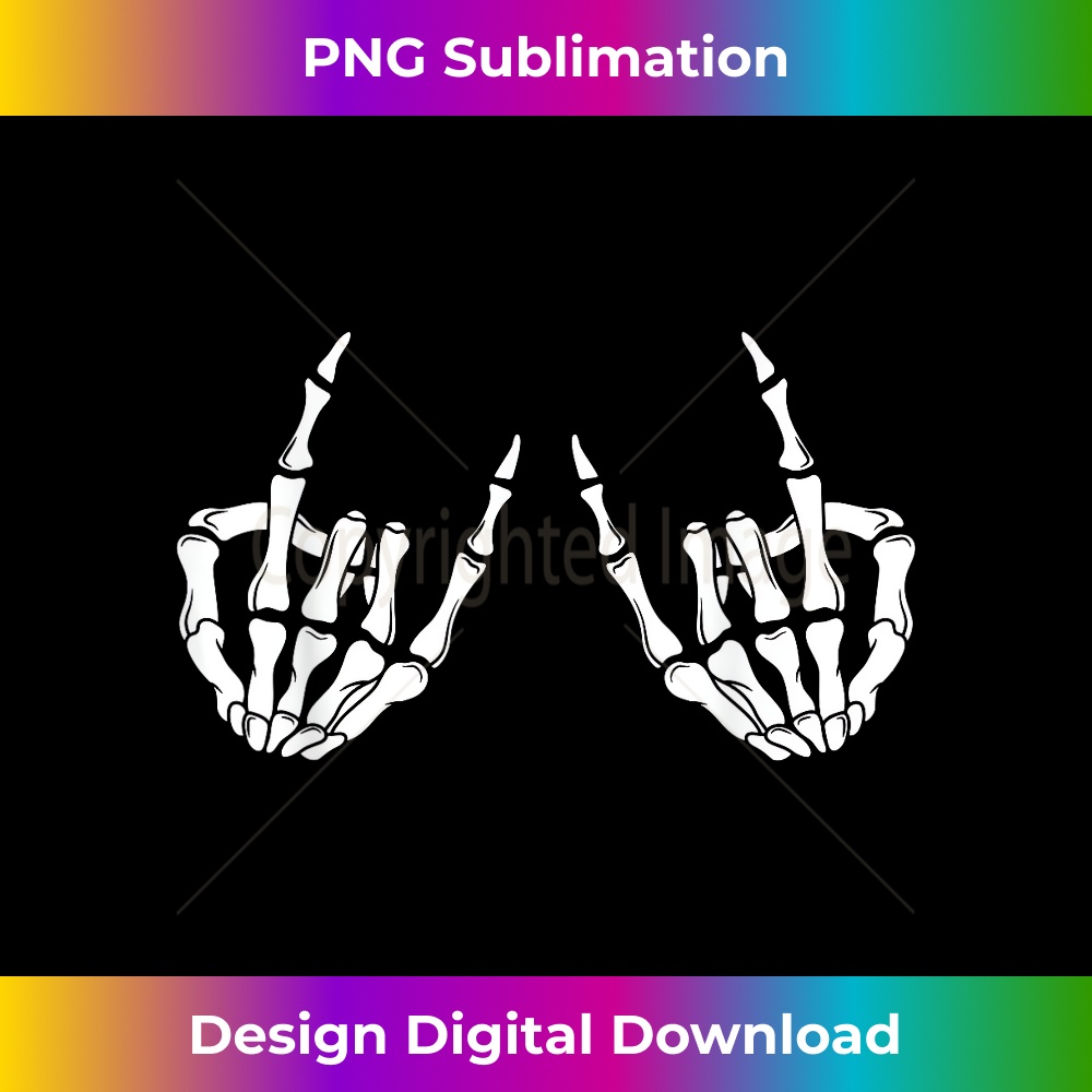 Rock On Rock Star Skeleton Hands Rocker Spooky Halloween - T | Inspire ...