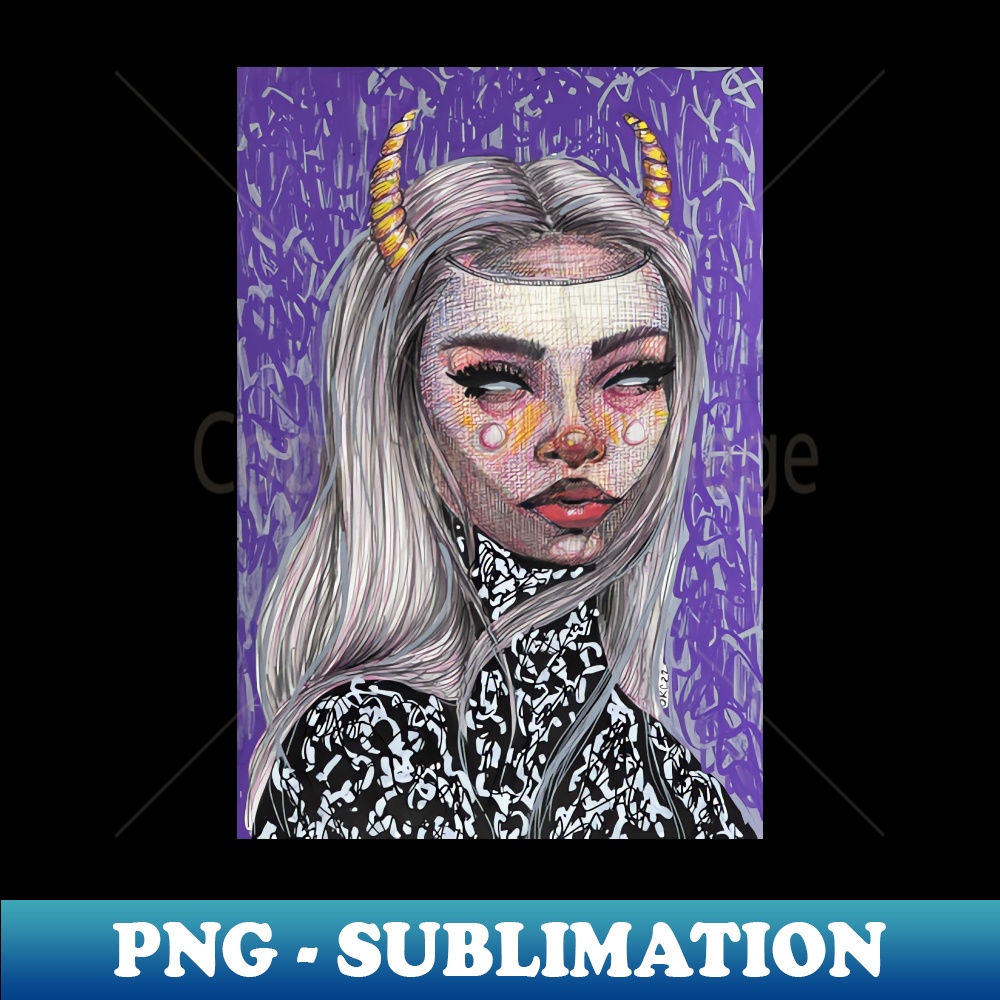 Purple Horn - PNG Transparent Sublimation File - Bring Your | Inspire ...