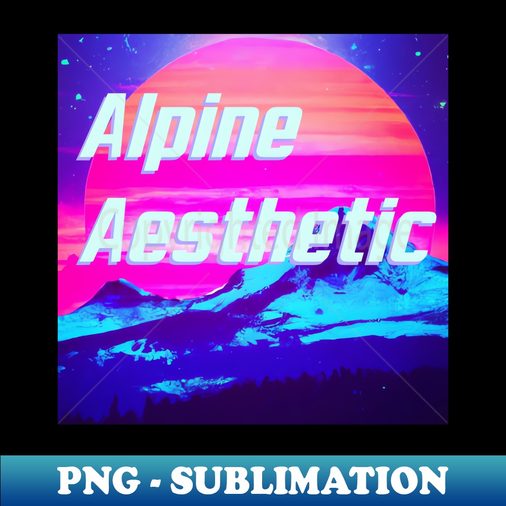 Alpine Aesthetic logo design - Sublimation-Ready PNG File - | Inspire ...