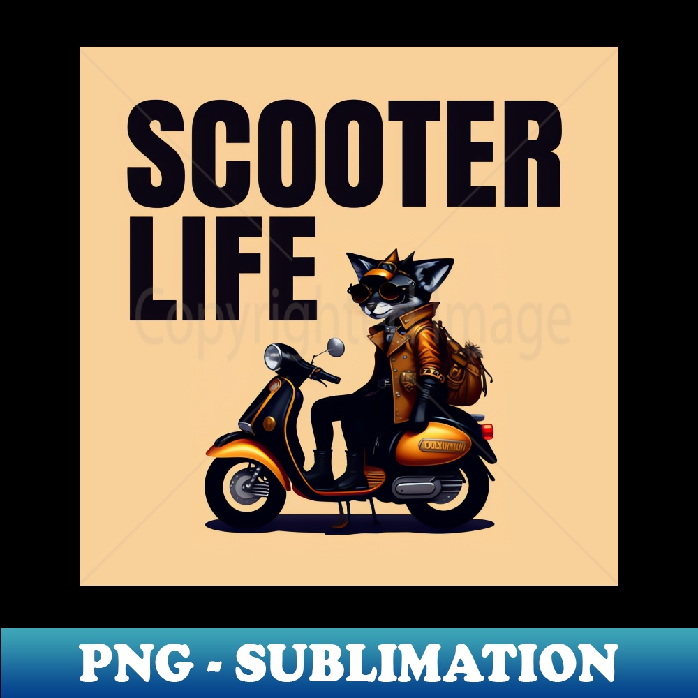 Scooter Life - Instant Sublimation Digital Download - Bold & - Inspire ...