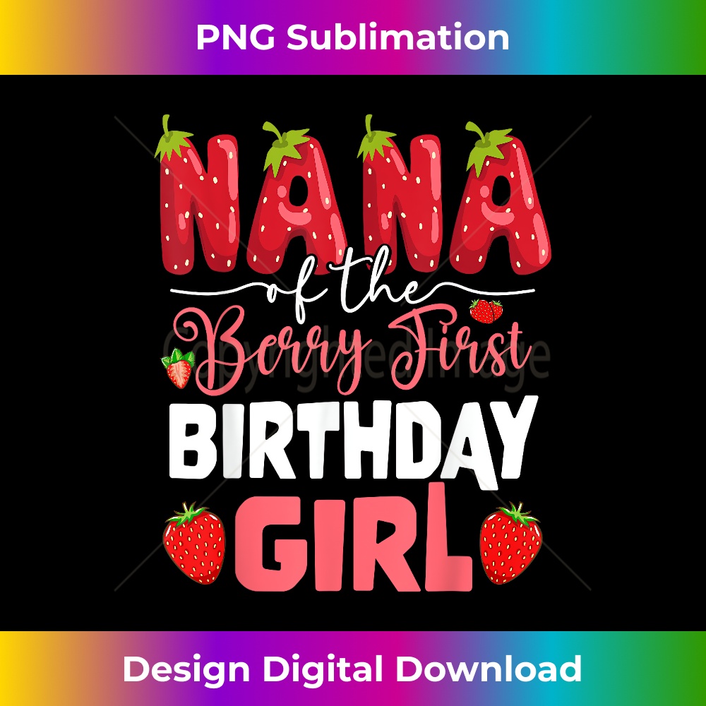 Nana of The Berry First Birthday of Girl Strawberry Grandma - Inspire ...