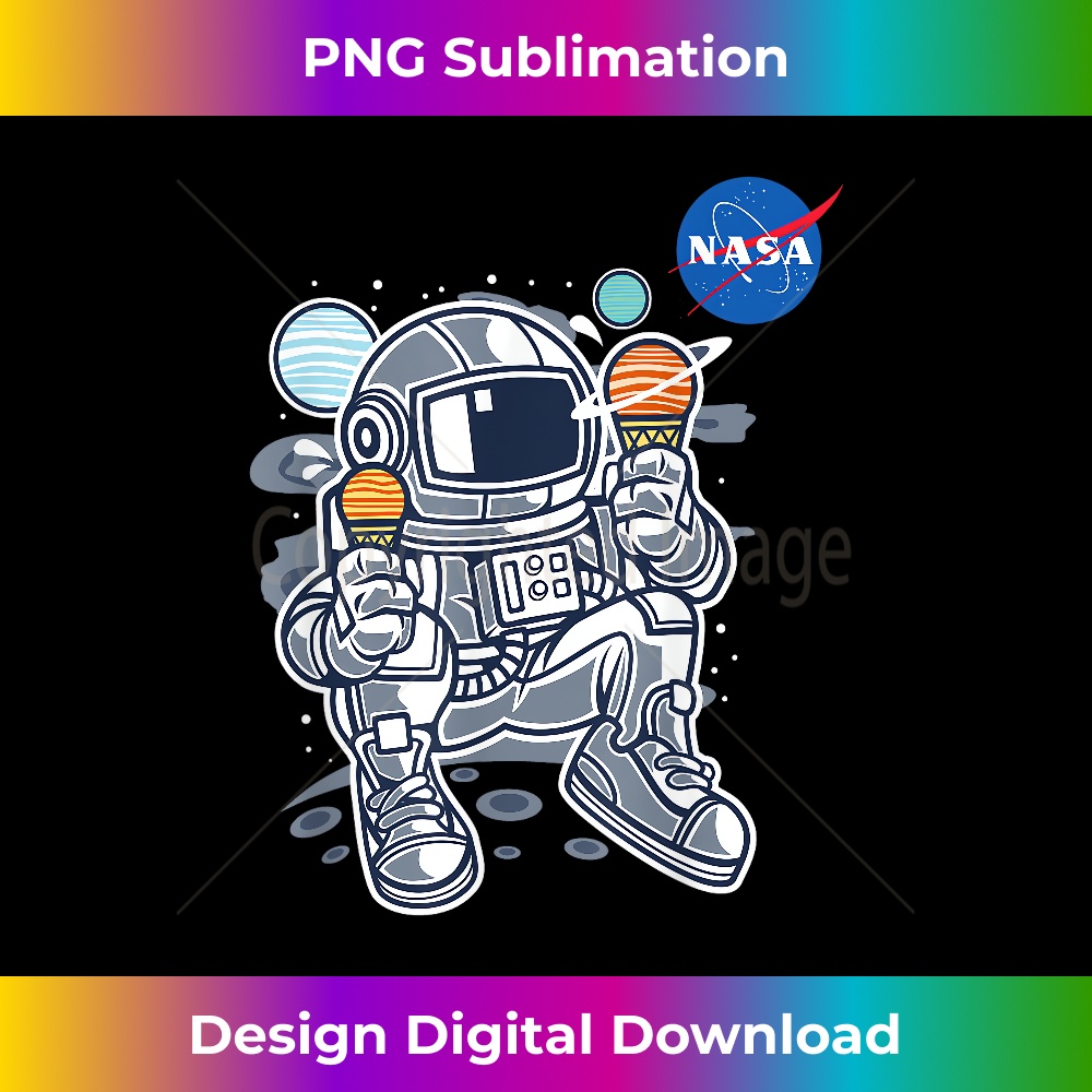 Astronaut Planet Ice-Cream NASA - Innovative PNG Sublimation - Inspire ...