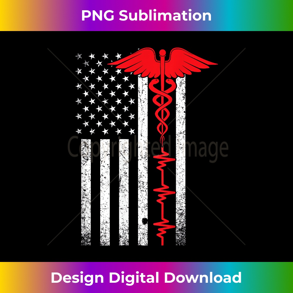 Thin Red Line USA Flag Nurse - Futuristic PNG Sublimation Fi | Inspire ...