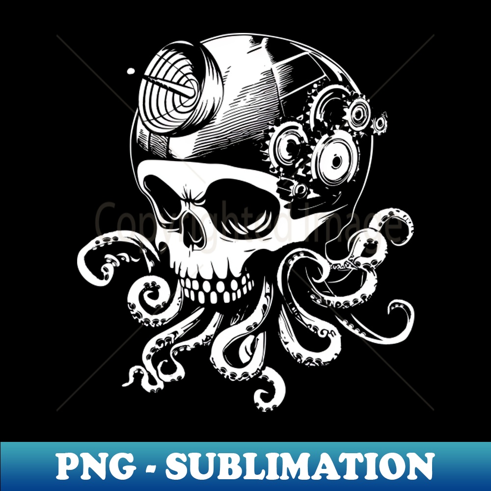 ROBO OCTO SKULLO - Premium PNG Sublimation File - Perfect fo | Inspire ...