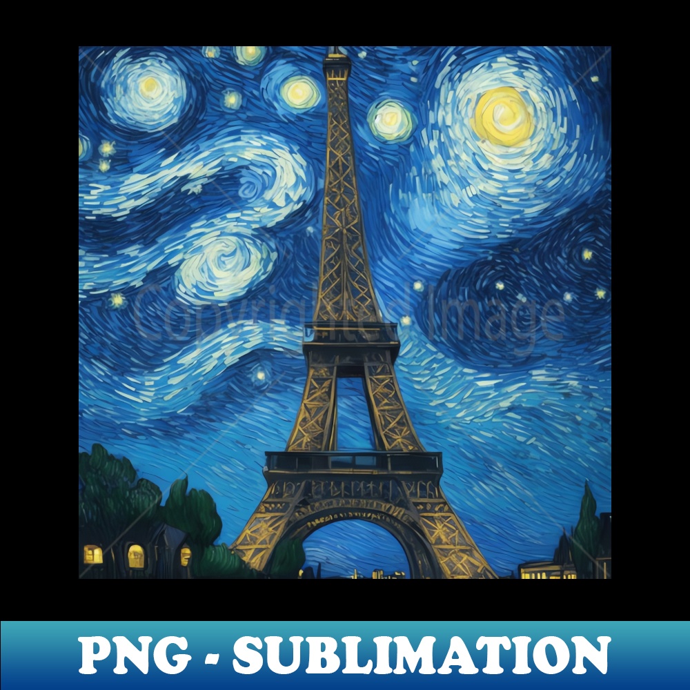 Starry Night in Paris Post Impressionism Van gogh Inspired A | Inspire ...