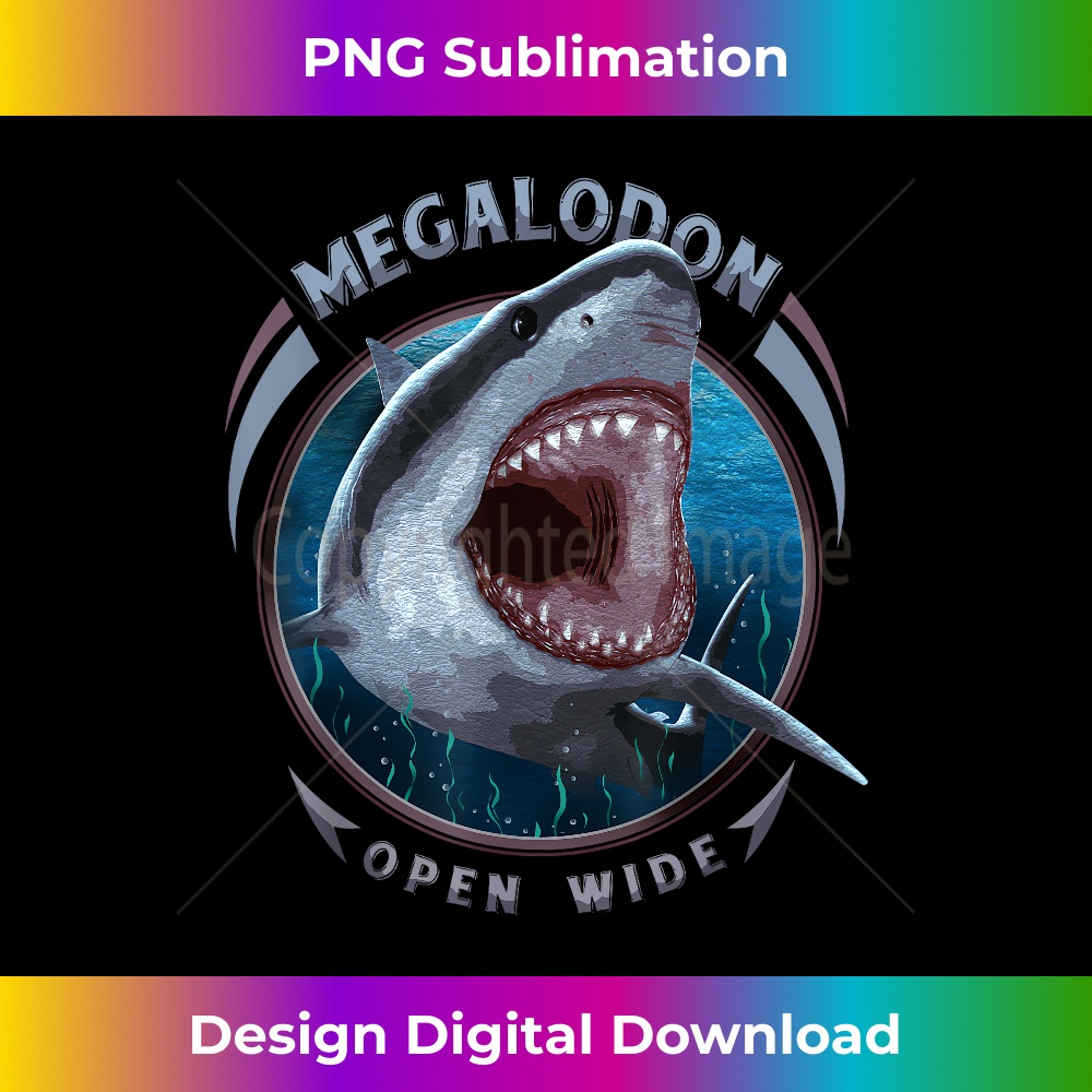 Megalodon Giant Shark T- Gift - Deluxe PNG Sublimation Downl | Inspire ...