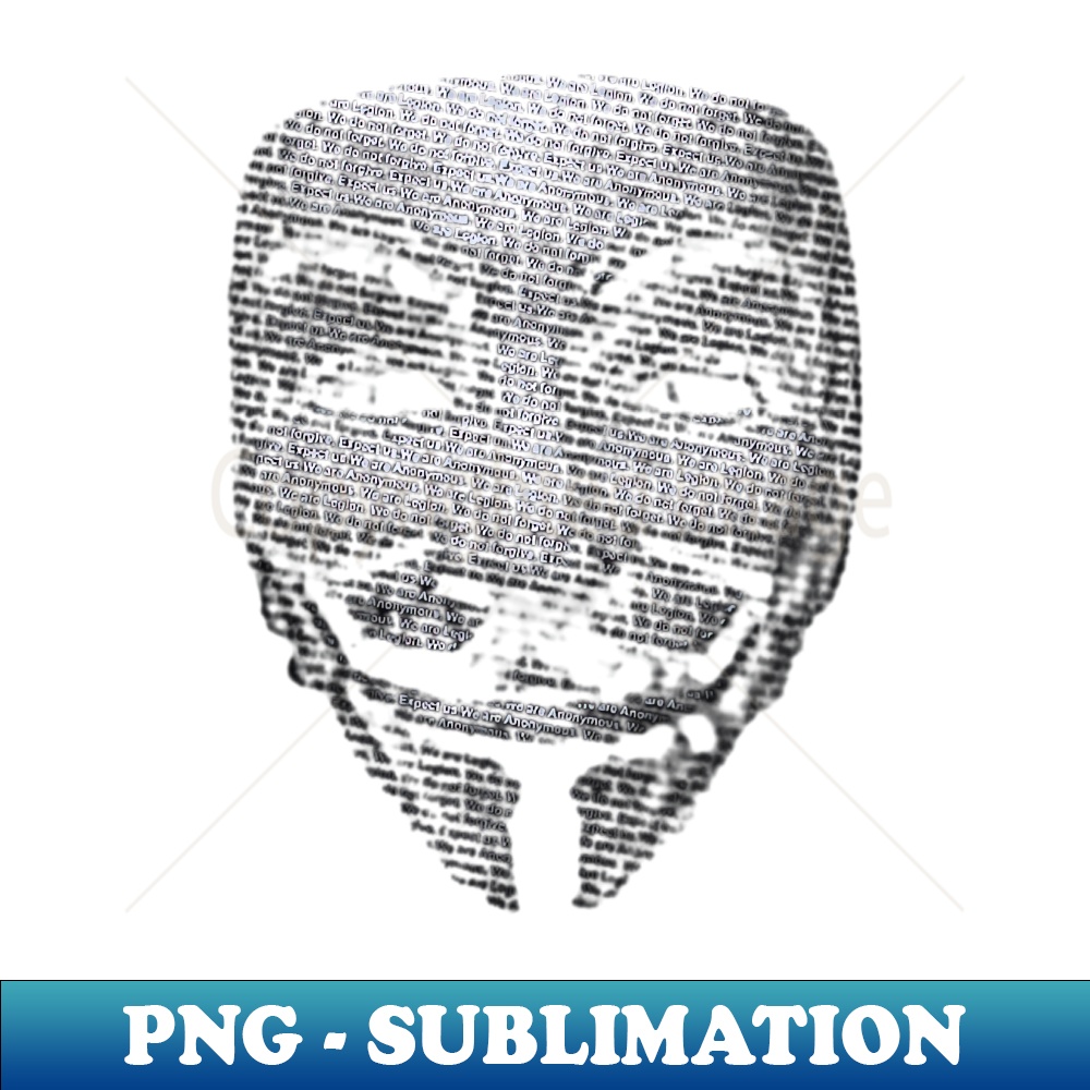 Anonymous Legion - PNG Transparent Sublimation File - Unlock | Inspire ...