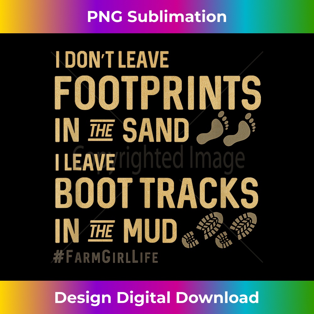 Funny Graphic Farm Girl Life T Boot Tracks in the Mud - Urba | Inspire ...
