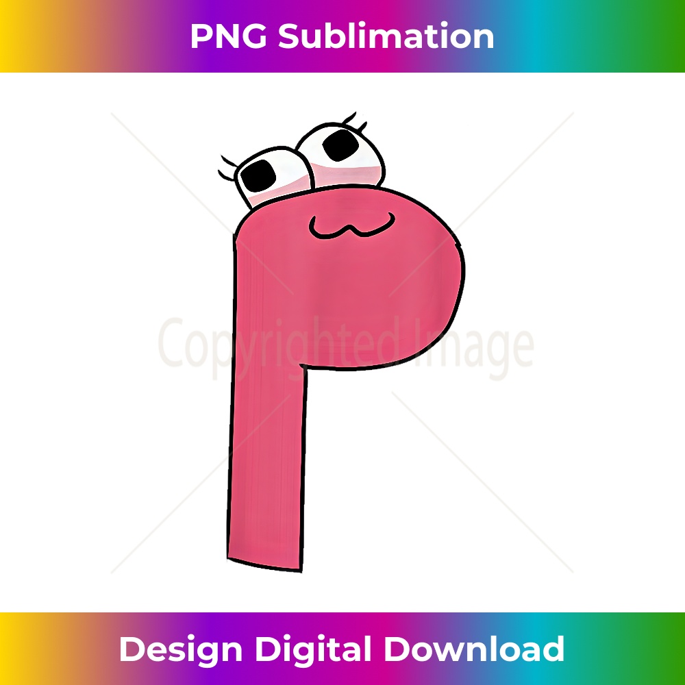 Cute Letter P Alphabet Lore - Sublimation-Optimized PNG File | Inspire ...