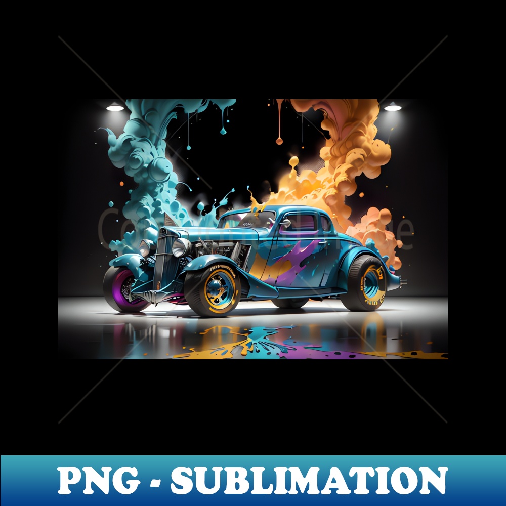 Hot Rod 3 - High-Resolution PNG Sublimation File - Capture I | Inspire ...