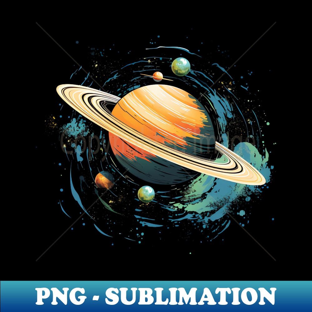 A Drawing of Saturns Rings and Mystique - High-Quality PNG S | Inspire ...