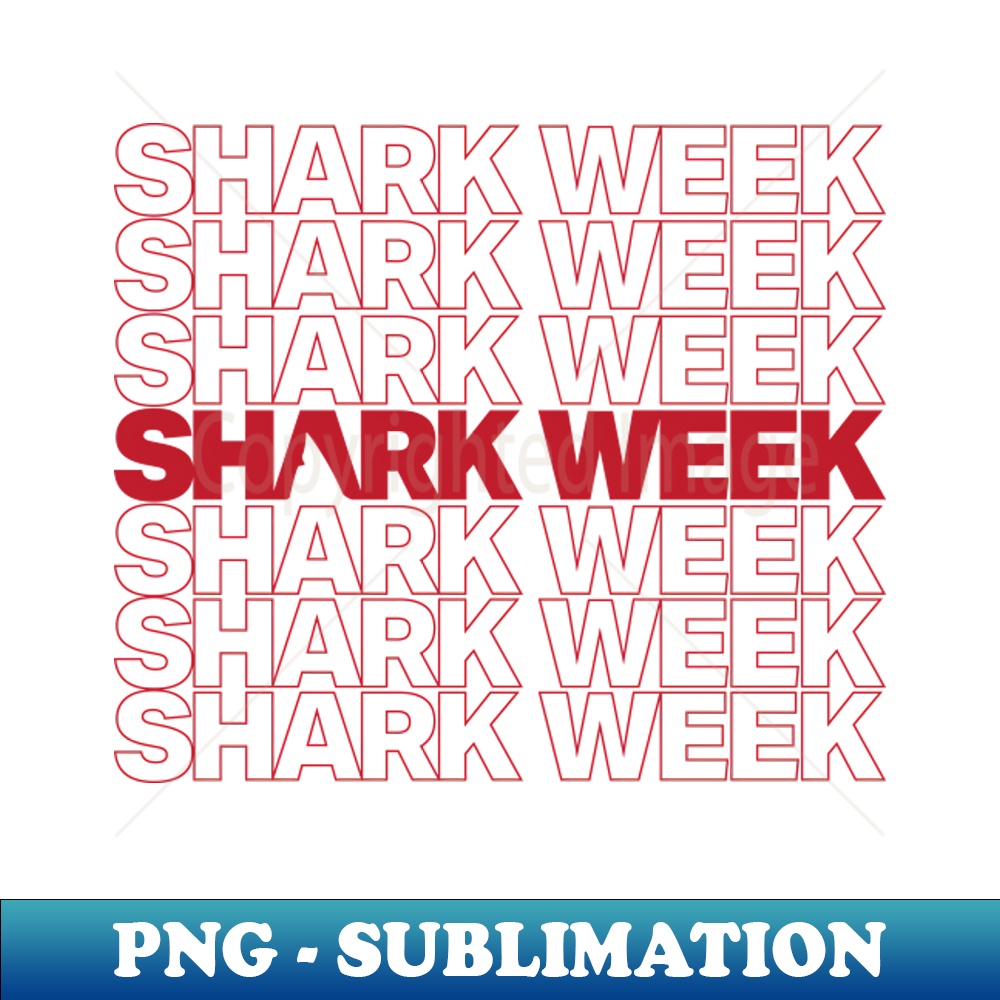 Thank you for Shark Week - Aesthetic Sublimation Digital Fil - Inspire ...