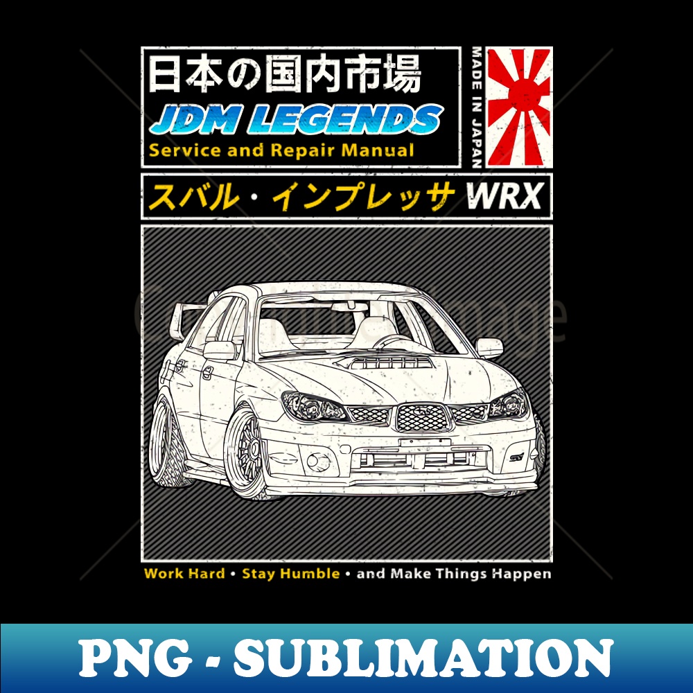 Subie Impreza WRX STi Hawk Eye Manual Book Cover - Instant S | Inspire ...
