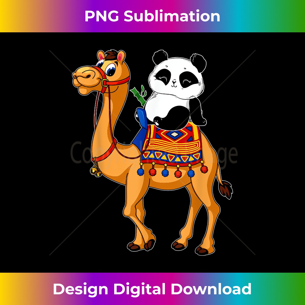Cute Panda Riding A Camel Funny Hump Day Wildlife Wednesday - Inspire ...