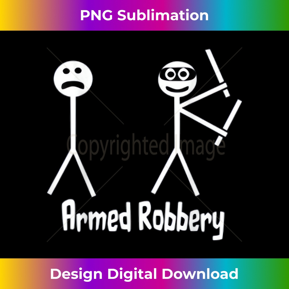 Armed Robbery Robber Stick Figure Stick Man Printed Funny - | Inspire ...