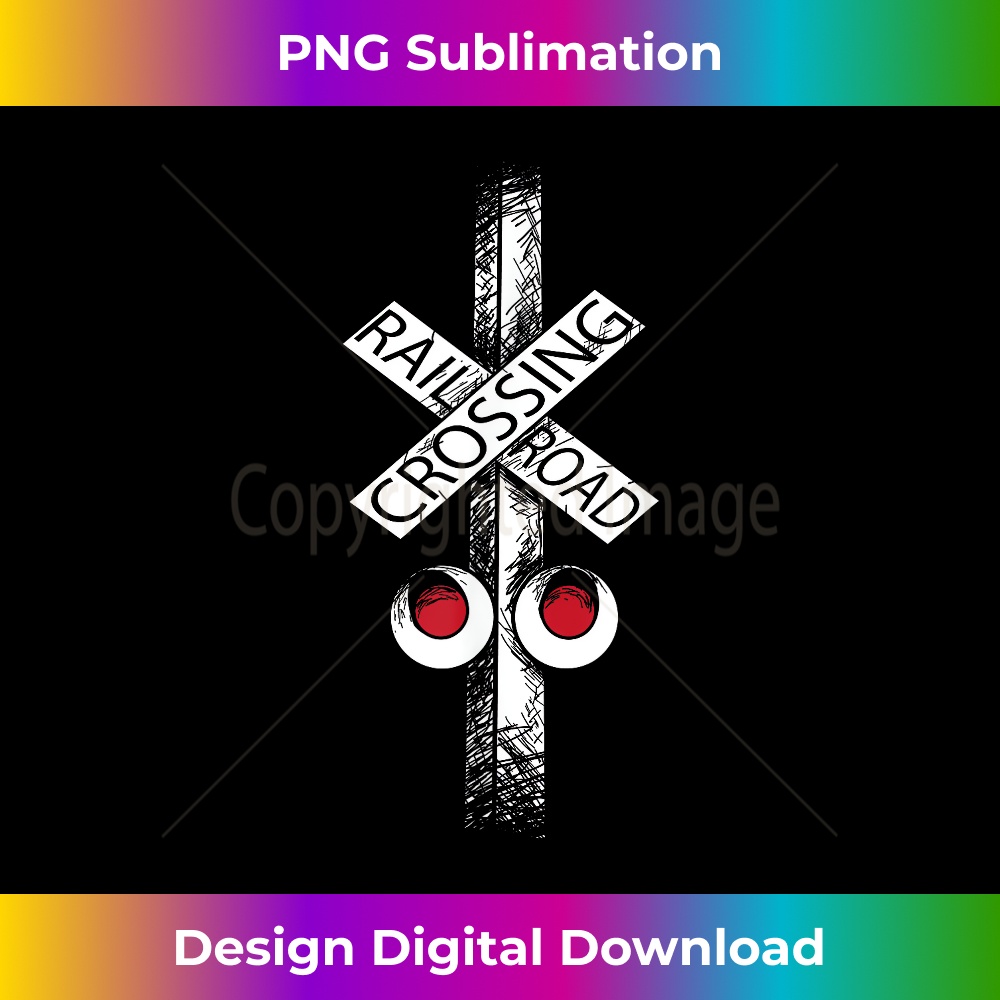Railroad Crossing Cute Road Sign Crossing Gift - Sublimatio | Inspire ...