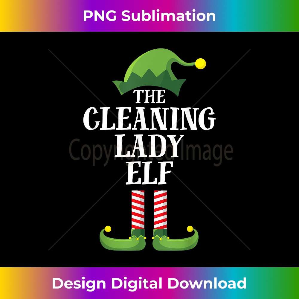 Cleaning Lady Elf Matching Family Group Christmas Party Elf | Inspire ...