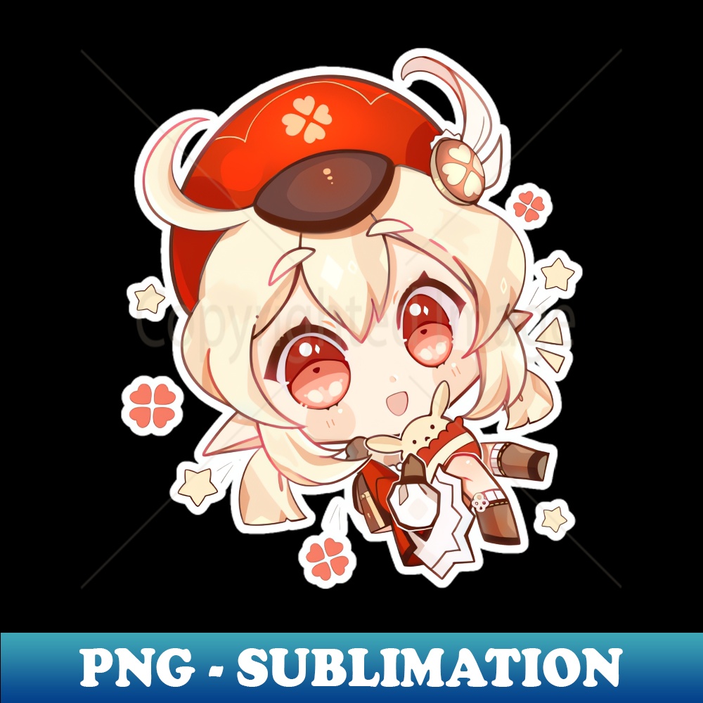 Klee Genshin Impact Chibi - High-Resolution PNG Sublimation | Inspire ...