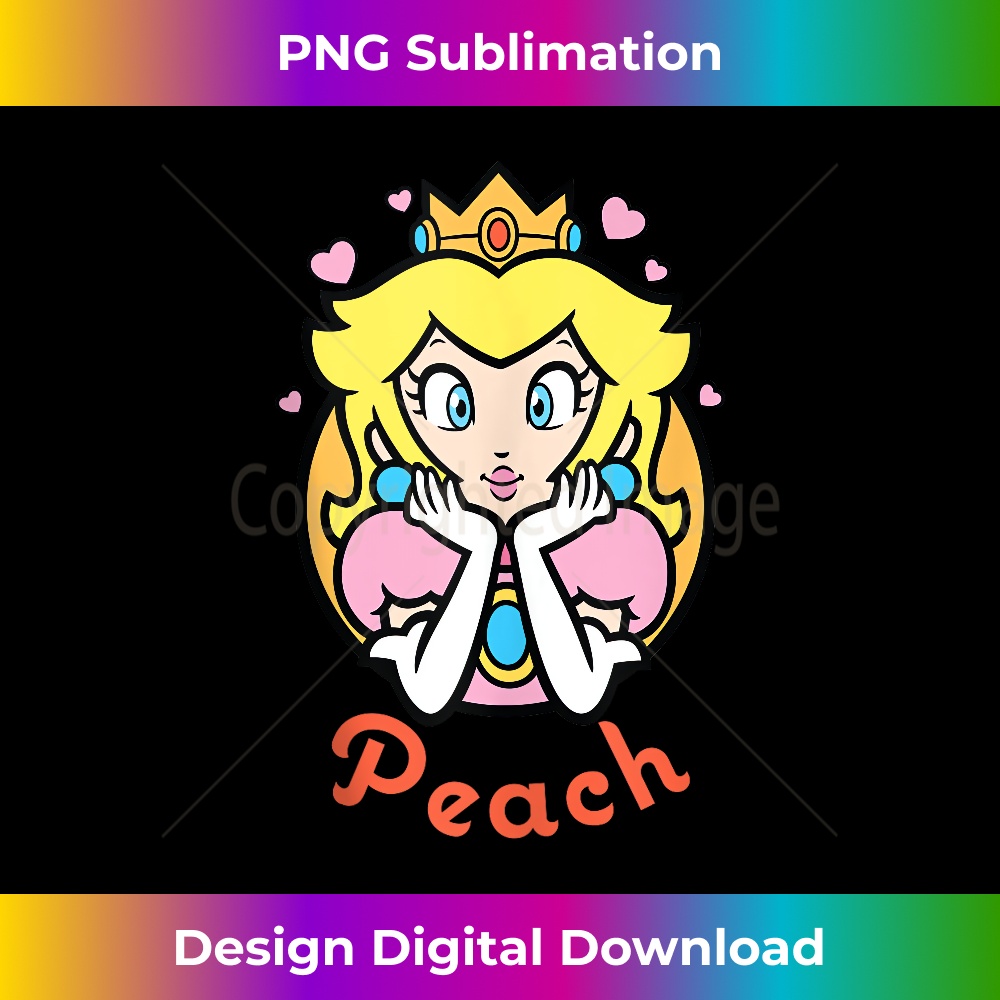Nintendo Super Mario Princess Peach Portrait Tank Top - Luxe | Inspire ...