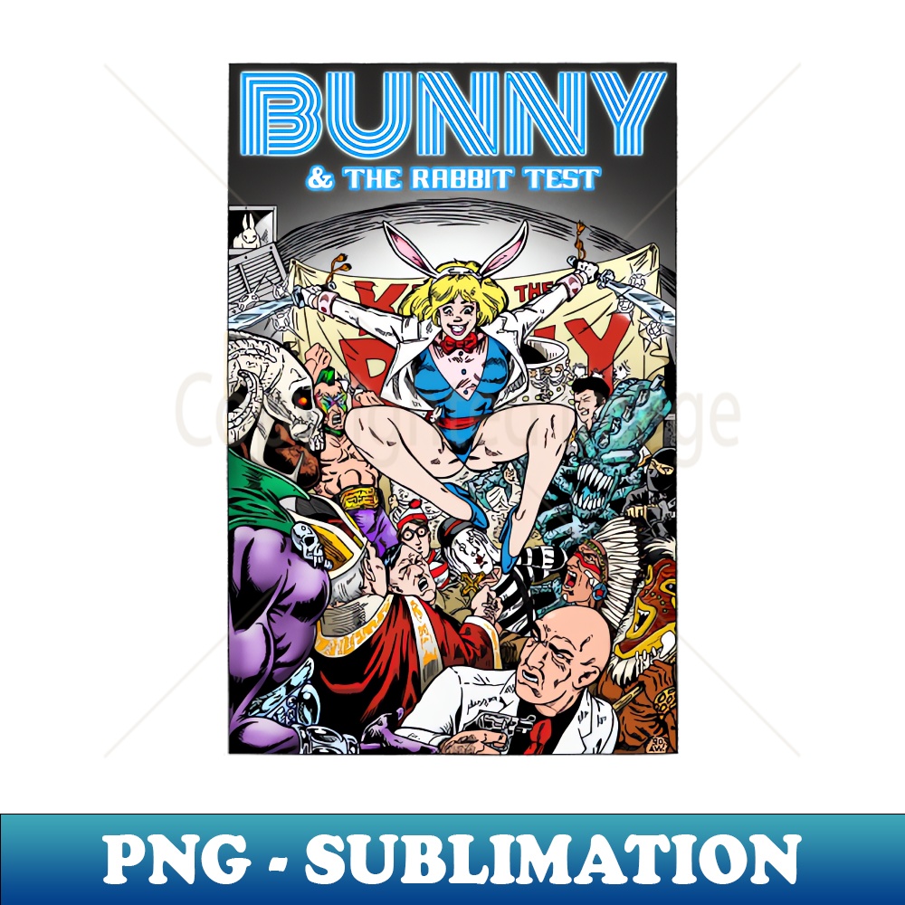 Bunny and the Rabbit Test I - Modern Sublimation PNG File - | Inspire ...