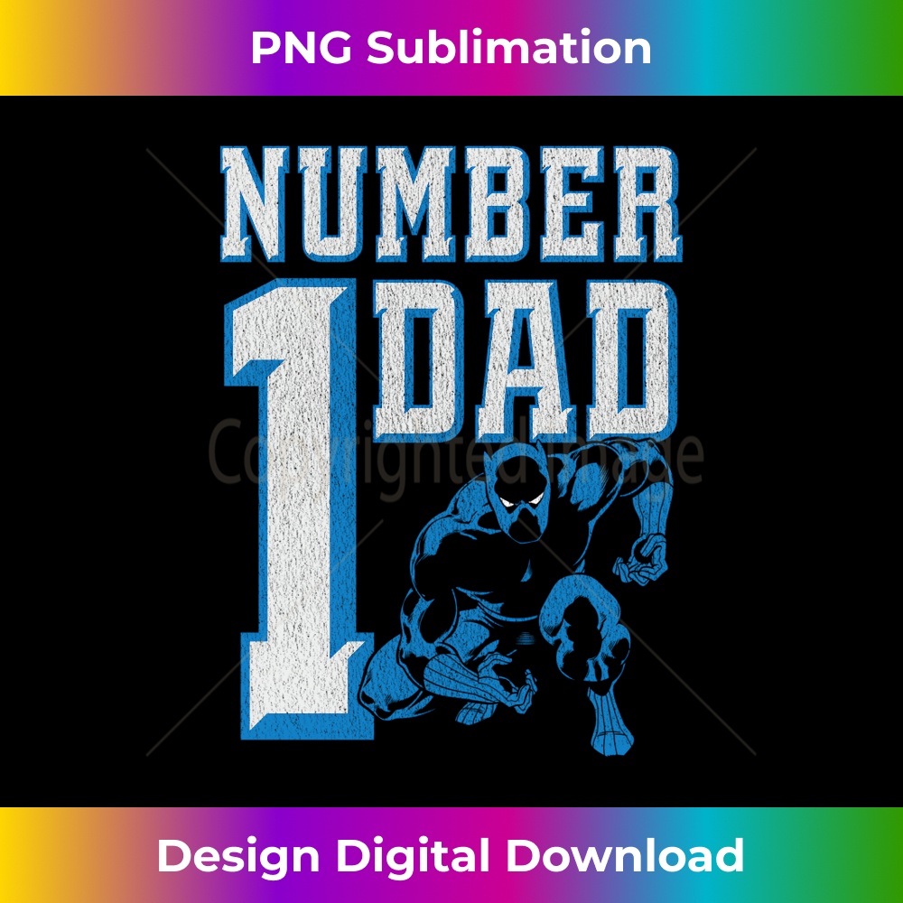 Marvel Black Panther Number 1 Dad Comic Book Long Sleeve - T | Inspire ...