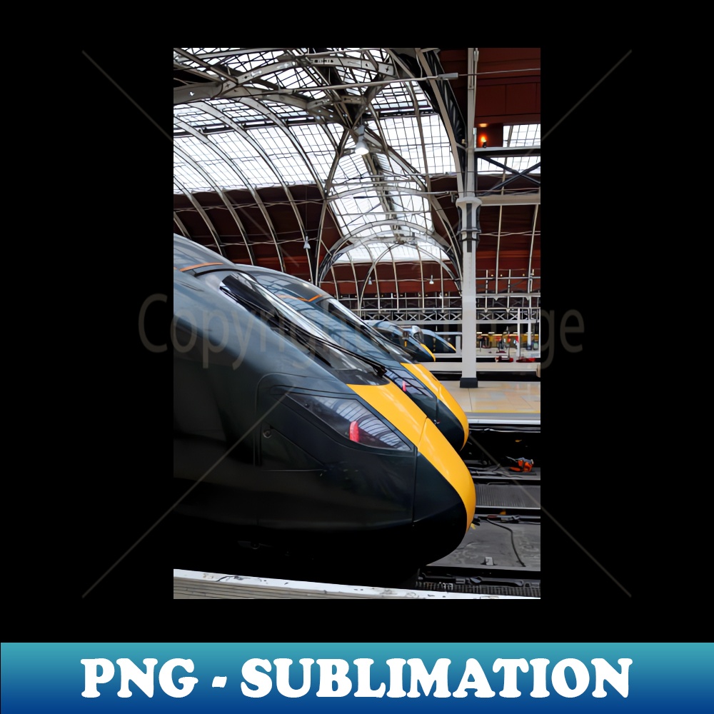 GWR 800 class trains at Paddington - PNG Sublimation Digital | Inspire ...