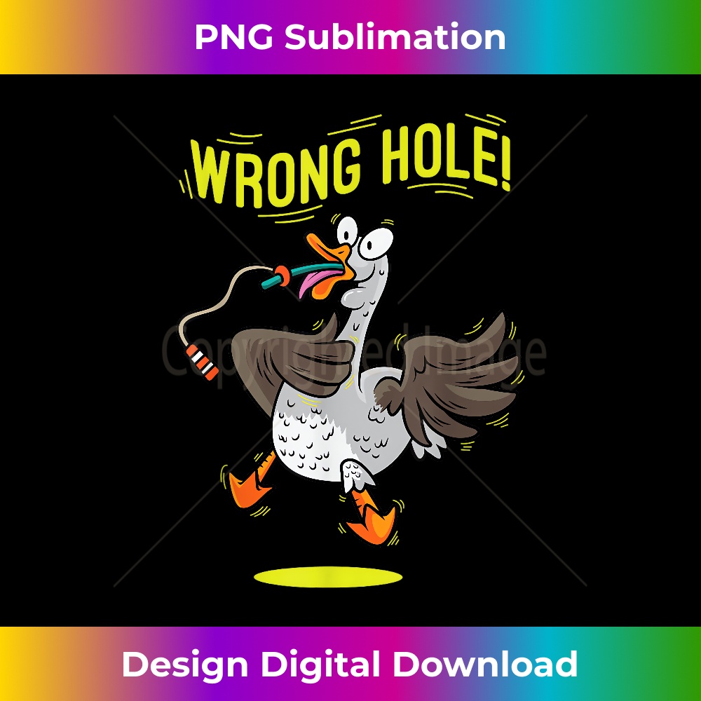 Wrong Hole Funny Anesthesia Goose Pun Nurse Anesthetist CRNA | Inspire Uplift