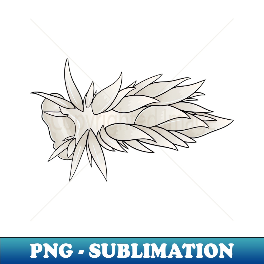 Dirona albolineata nudibranch cartoon illustration - Unique | Inspire ...