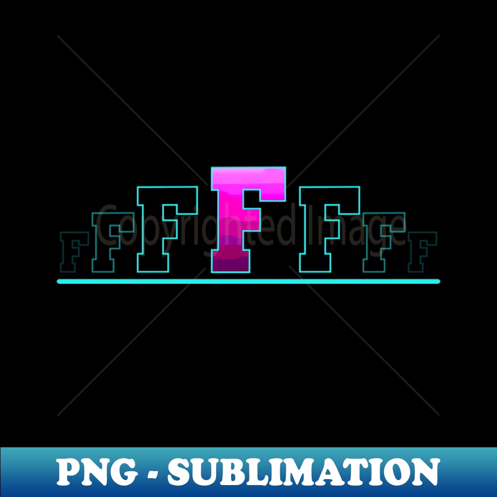 Letter F - PNG Transparent Sublimation Design - Bring Your D | Inspire ...