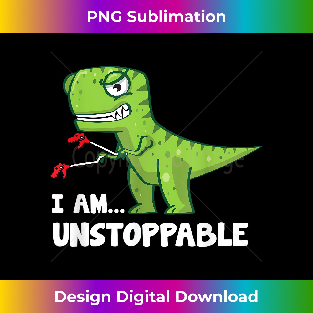 T-Rex With Grabbers Dinosaur I Am Unstoppable Funny - Minima | Inspire ...