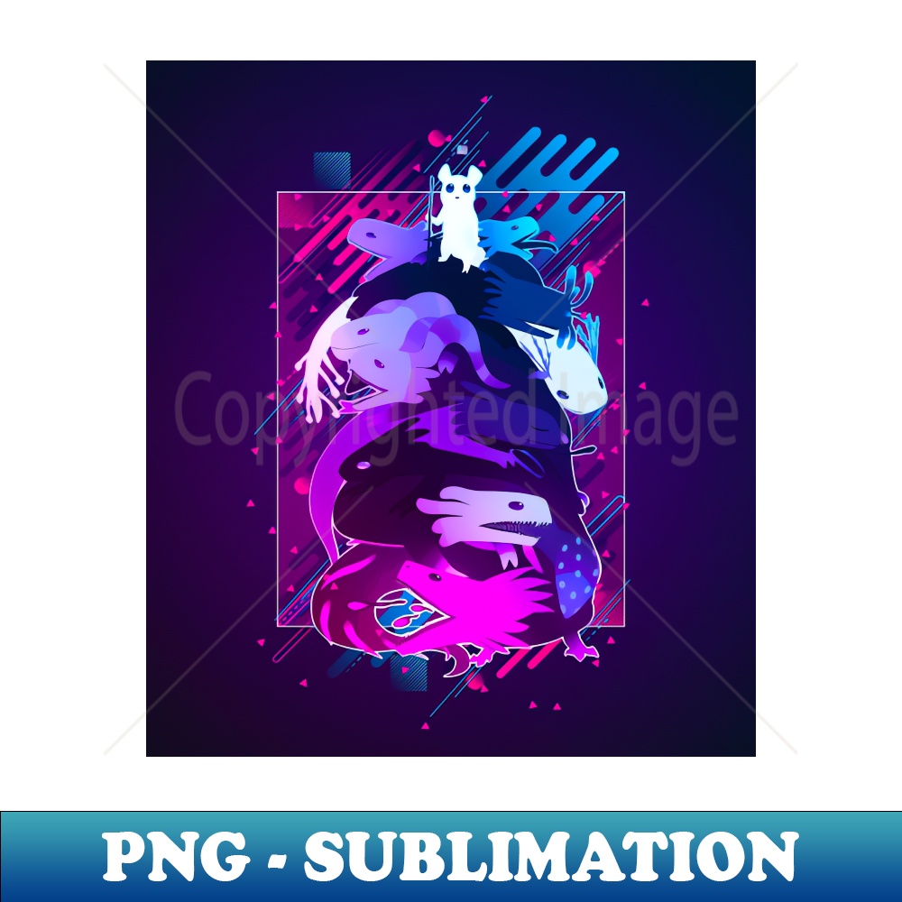 Slugcat Rain World - Digital Sublimation Download File - Cap | Inspire ...