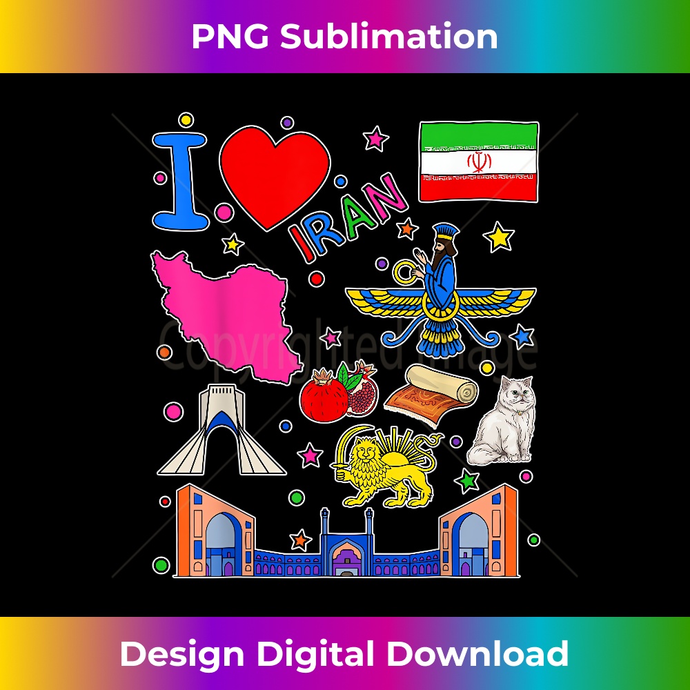 Iranian hand drawn landmarks, Iran map, Culture icons - Cont | Inspire ...