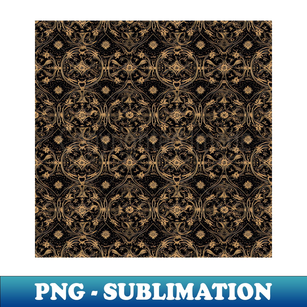 Gothic Seamless Pattern Goth Dark Academia Vintage Victorian - Inspire ...