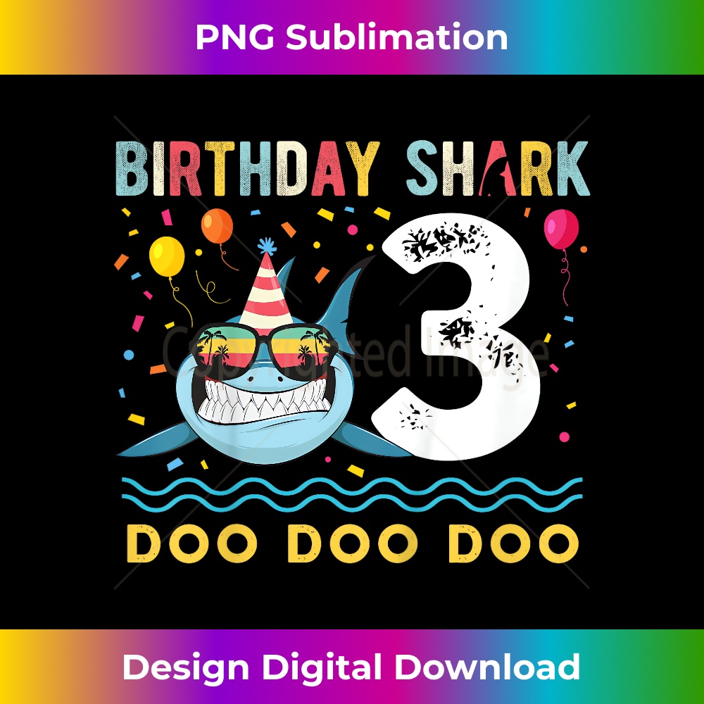 Kids 3 Year Old Birthday Boy Girl Shark Boys and Girls - Edg | Inspire ...