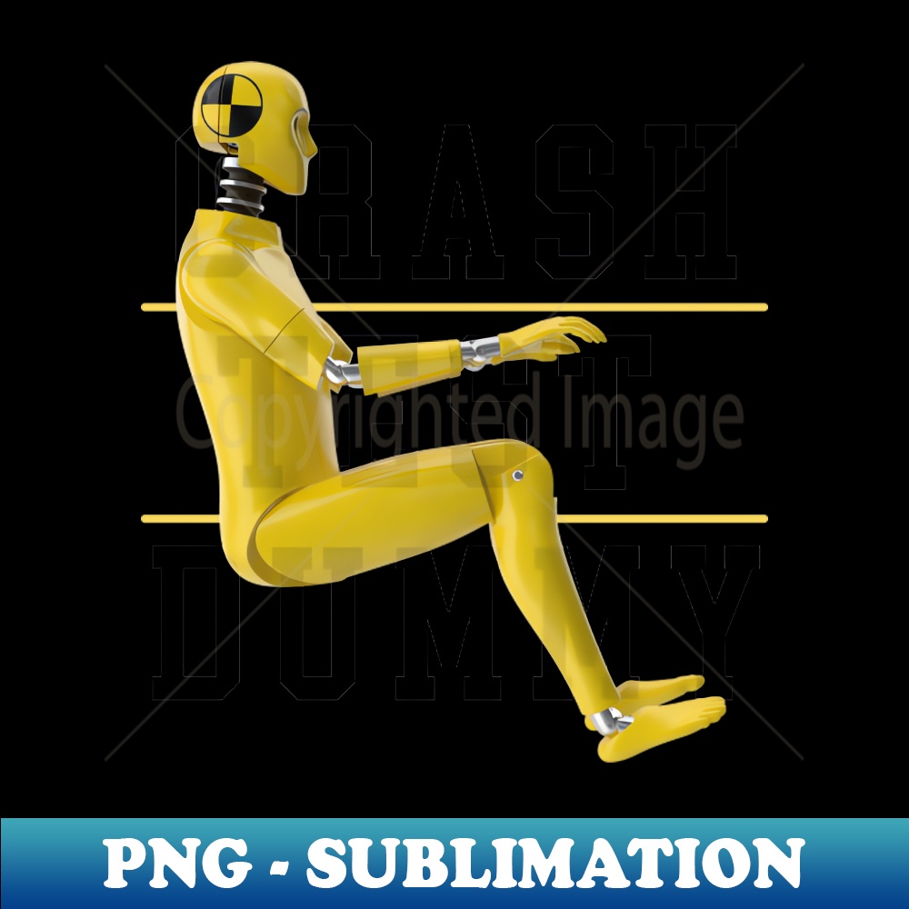Crash Test Dummy Yellow Crash Test Man Facing Side Way With | Inspire ...