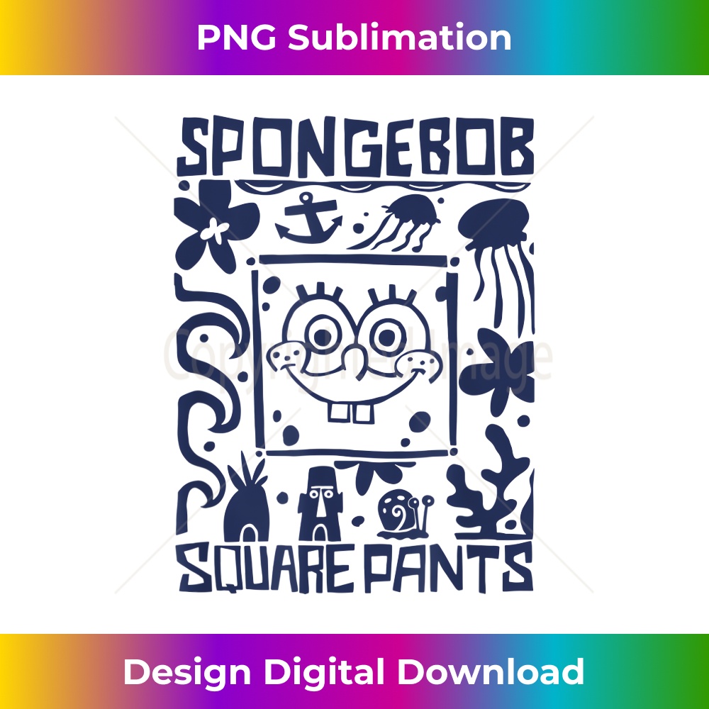 Amazon Essentials SpongeBob SquarePants Block Print Icons - | Inspire ...
