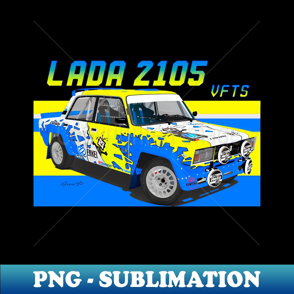 Lada 2105 VFTS - Signature Sublimation PNG File - Unleash Yo | Inspire Uplift