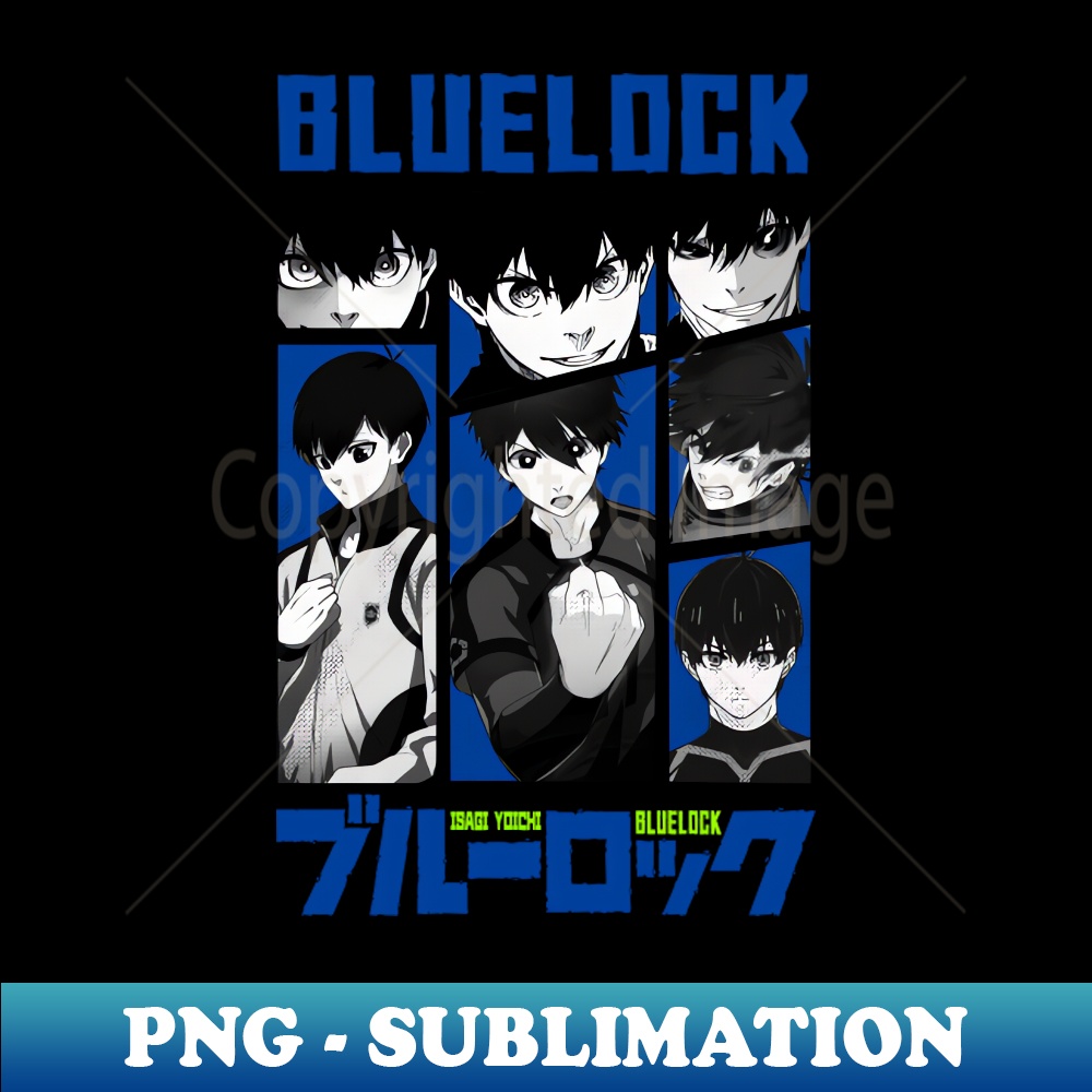Blue Lock - Exclusive PNG Sublimation Download - Stunning Su - Inspire ...