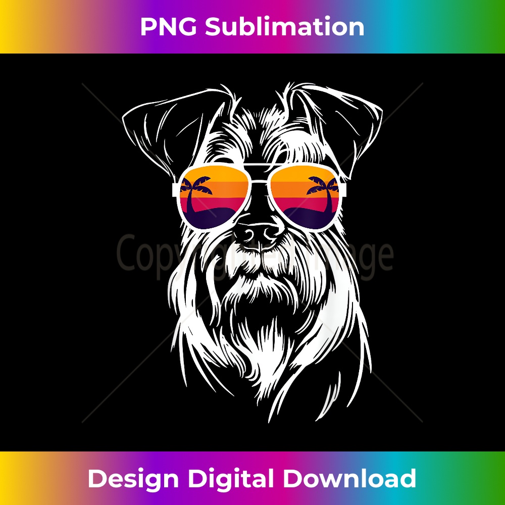 Miniature Schnauzer Miniature Schnauzer dog with sunglasses | Inspire ...