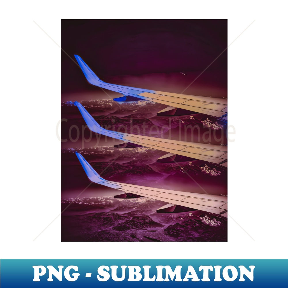 Fly Away Sky Adventure Flight Plane - Modern Sublimation PNG | Inspire ...