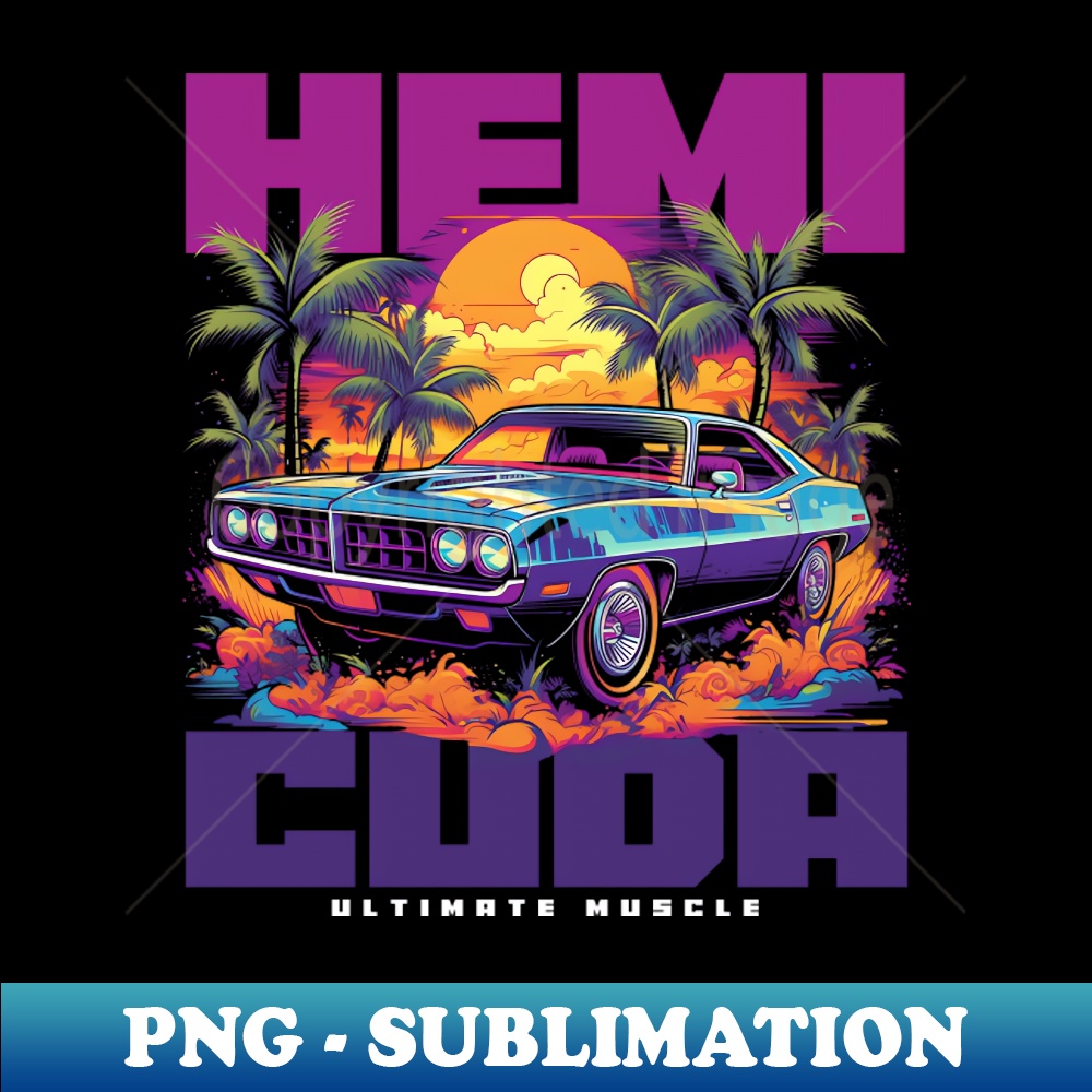 Hemi Cuda - Exclusive Sublimation Digital File - Create with - Inspire ...
