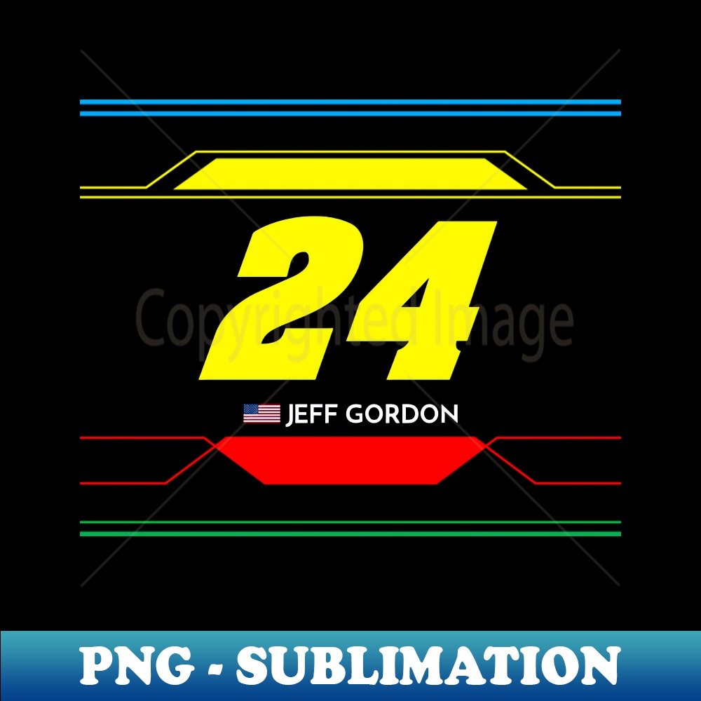 Jeff Gordon 24 NASCAR Design - High-Quality PNG Sublimation - Inspire ...