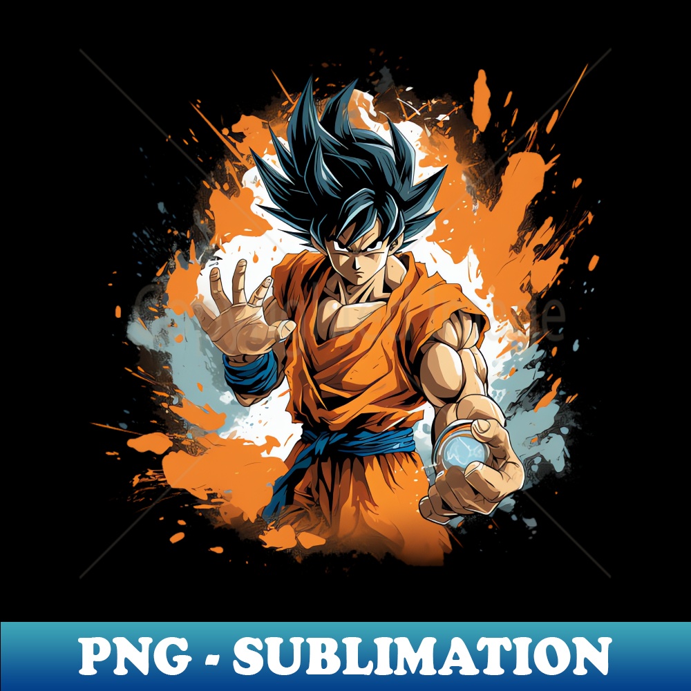 goku - PNG Transparent Digital Download File for Sublimation | Inspire ...